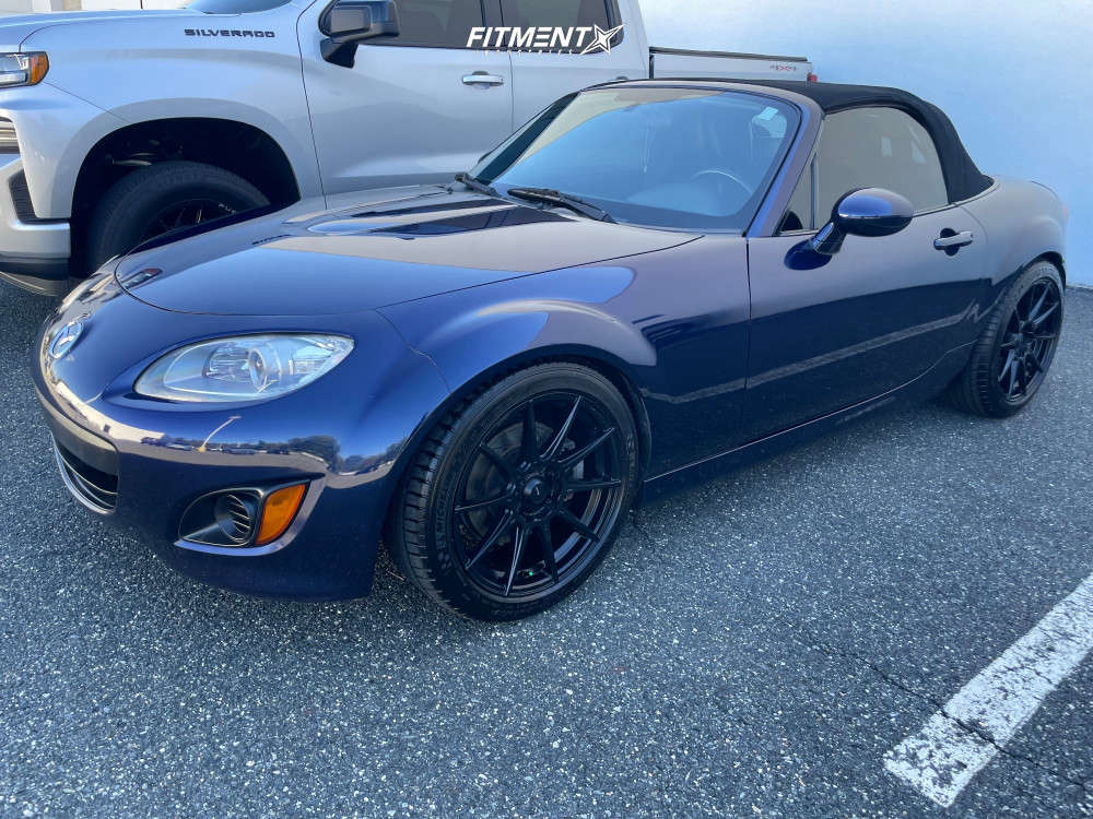 2011 Mazda MX-5 Miata Sport with 17x8.5 Advanti Racing Storm S1 and ...