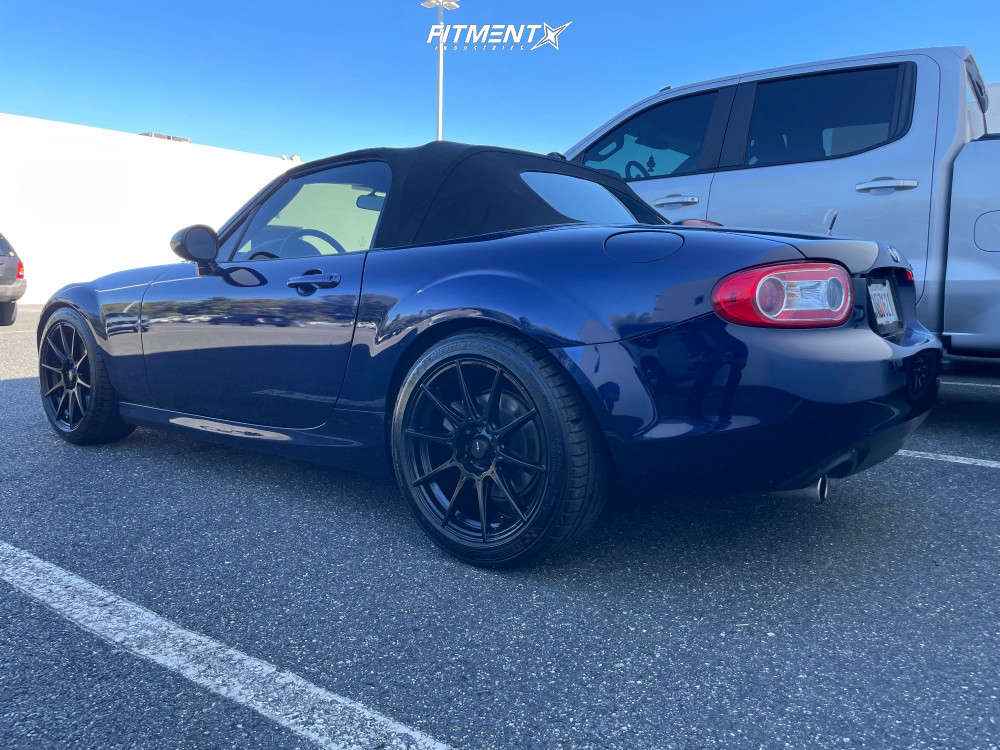 2011 Mazda MX-5 Miata Sport with 17x8.5 Advanti Racing Storm S1 and ...
