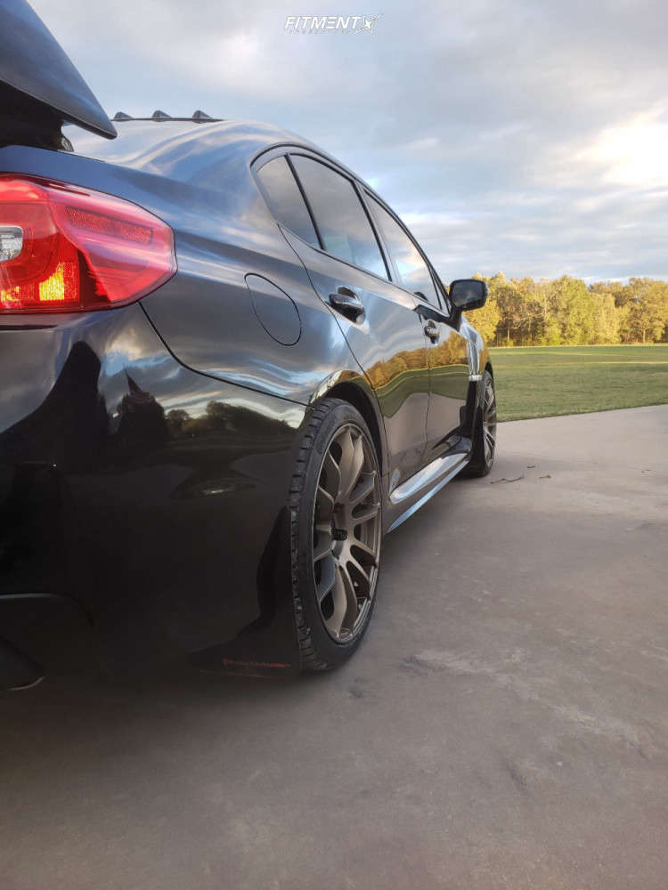 2021 Subaru WRX STI Base with 19x8.5 AVID1 AV20 and Continental 245x35 on Stock Suspension ...