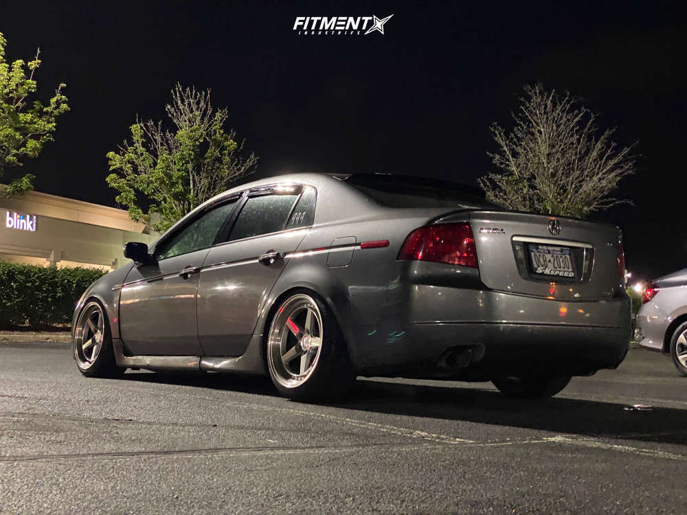 2005 Acura TL Base with 18x9.5 Aodhan Ds05 and Federal 225x40 on Coilovers | 1939055 | Fitment ...