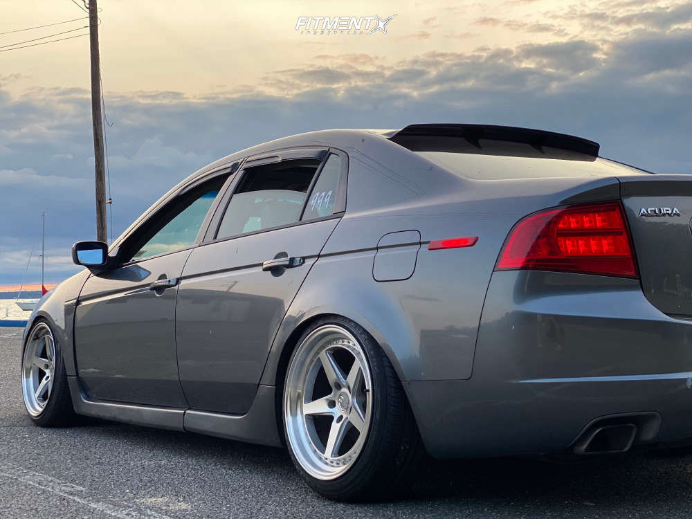 2005 Acura TL Base with 18x9.5 Aodhan Ds05 and Federal 225x40 on Coilovers | 1939055 | Fitment ...