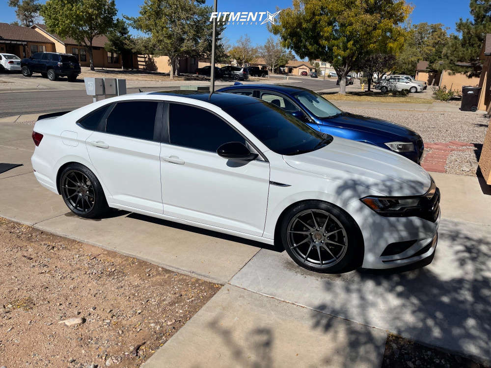 2019 Volkswagen Jetta R-Line with 18x9.5 Aodhan Ah09 and Continental ...