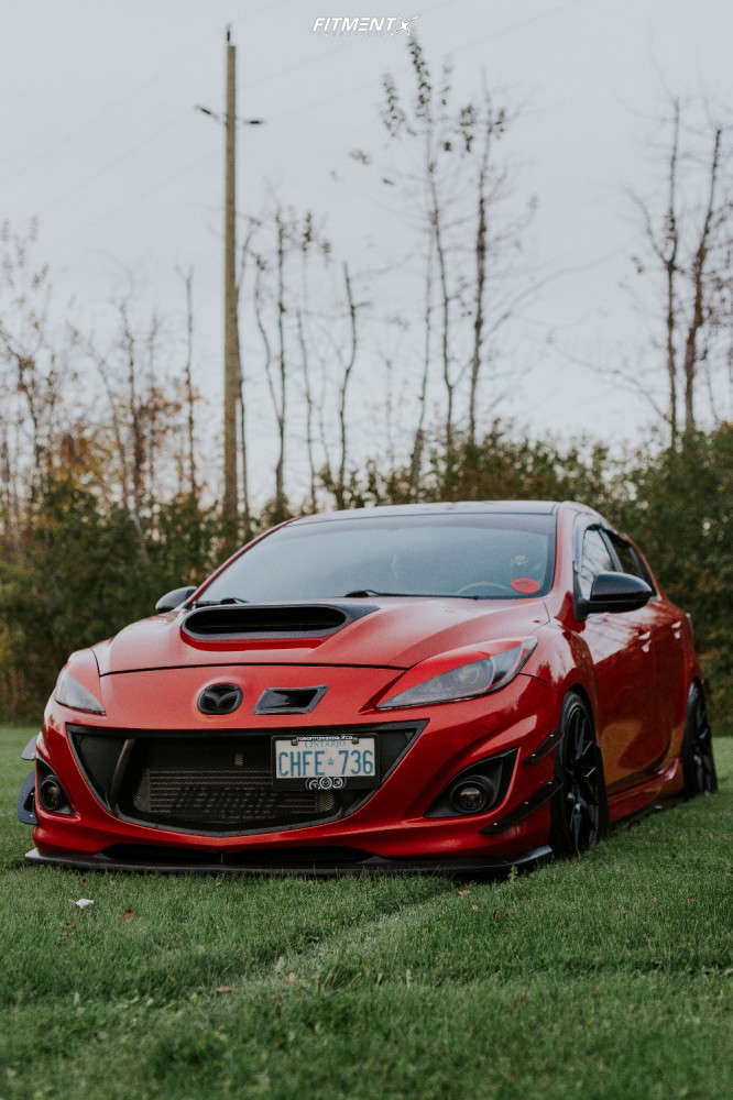 2013 Mazda 3 Mazdaspeed with 18x8 Enkei Tm7 and Firestone 225x40 on Coilovers | 1939375 ...