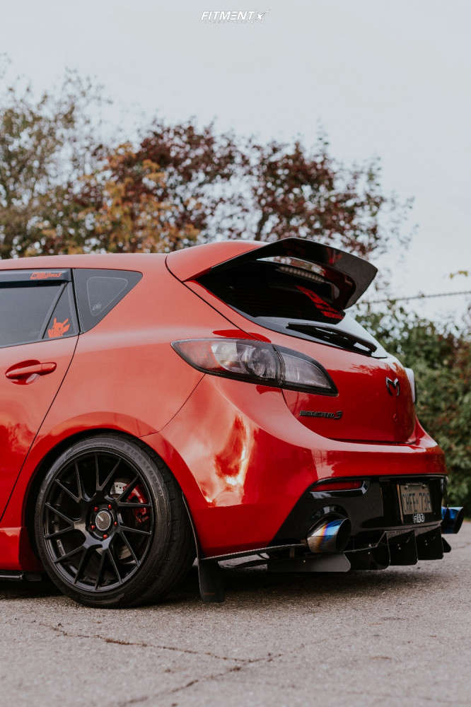 2013 Mazda 3 Mazdaspeed with 18x8 Enkei Tm7 and Firestone 225x40 on Coilovers | 1939375 ...