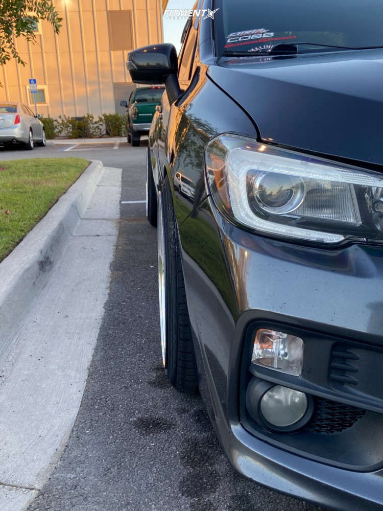 2016 Subaru WRX STI Base with 18x9.5 Kansei Roku and Kumho 225x40 on ...