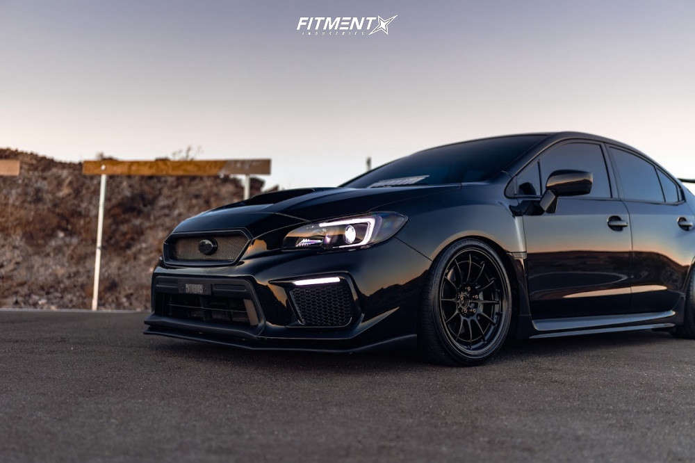 2020 Subaru WRX Base with 18x9.5 Enkei Nt03 and Arroyo 255x35 on ...