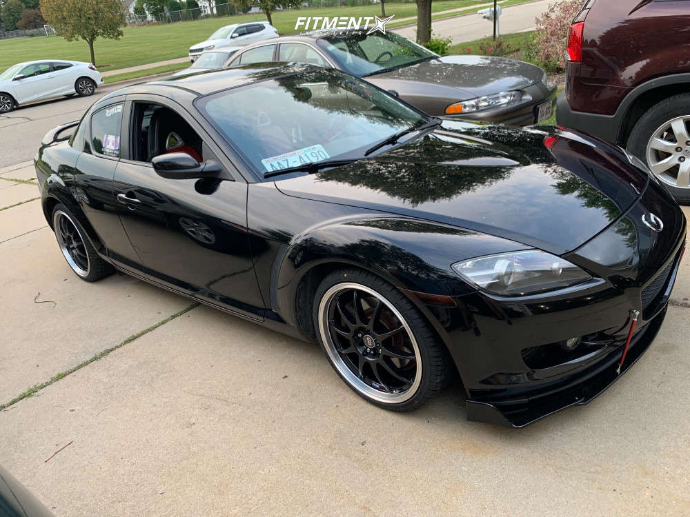 2005 Mazda RX-8 Base with 18x7.5 Enkei J10 and Delinte 245x40 on ...