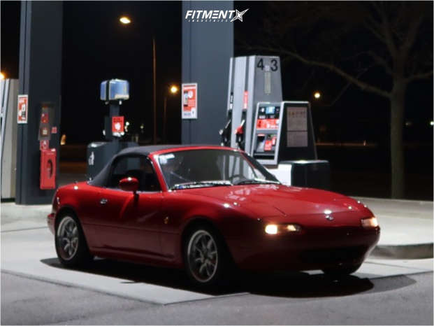 1994 Mazda Miata Base with 15x7 Maxilite Minilite and Yokohama 195x50 ...