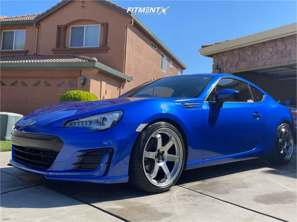 2017 Subaru BRZ Limited with 18x8.5 AVID1 AV6 and Vercelli 225x40 on Lowering Springs | 1942548 ...