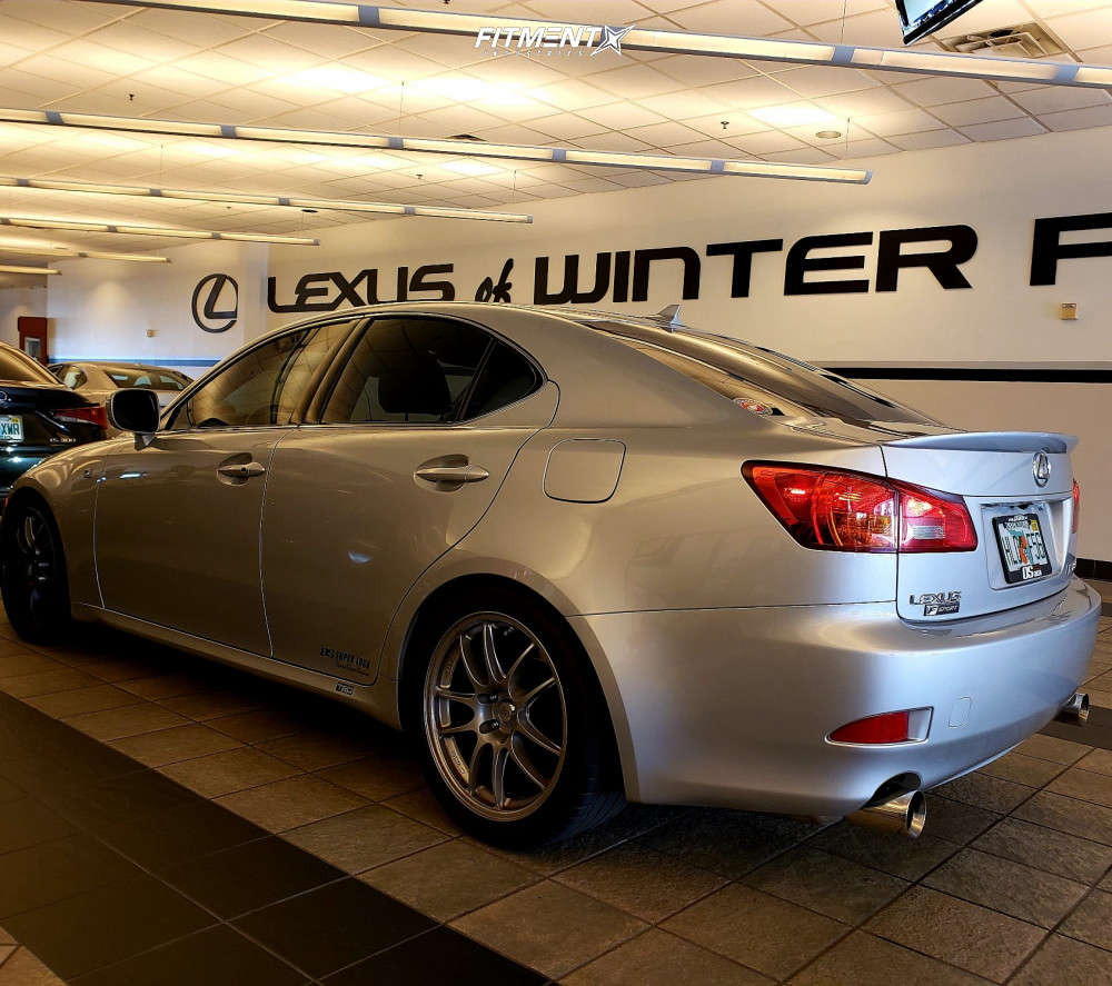 2007 Lexus IS350 Base with 18x8.5 Enkei Pf01 and Michelin 255x35 on ...
