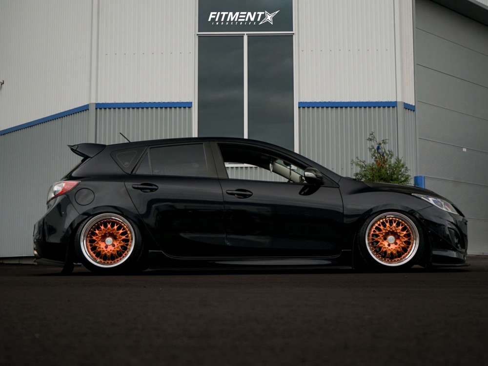 2013 Mazda 3 Mazdaspeed with 18x9 VIP Modular Vx110 and Firestone ...