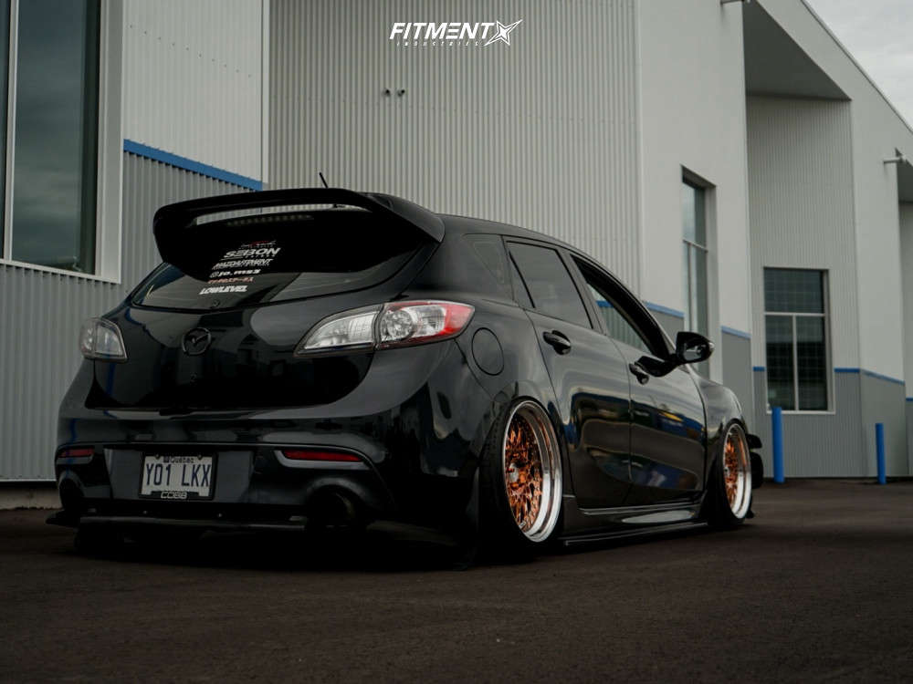2013 Mazda 3 Mazdaspeed with 18x9 VIP Modular Vx110 and Firestone ...
