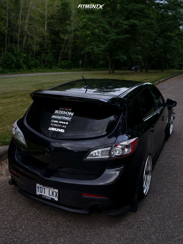 2013 Mazda 3 Mazdaspeed with 18x9 VIP Modular Vx110 and Firestone ...