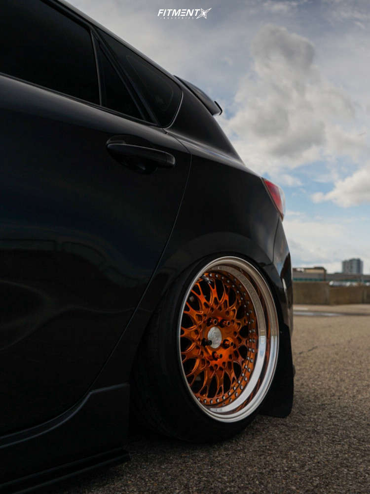 2013 Mazda 3 Mazdaspeed with 18x9 VIP Modular Vx110 and Firestone ...