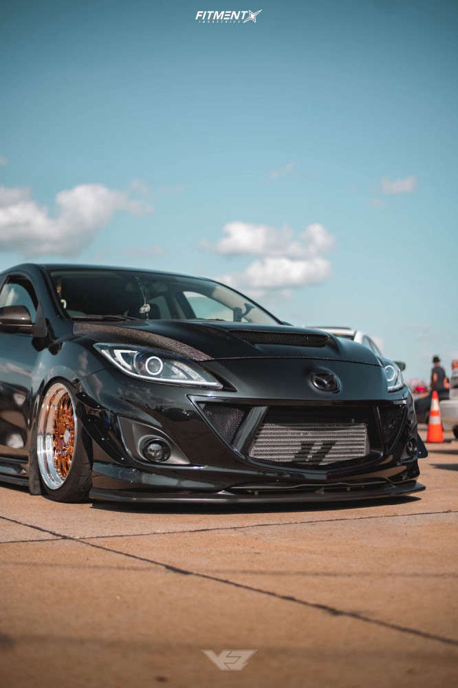 2013 Mazda 3 Mazdaspeed with 18x9 VIP Modular Vx110 and Firestone ...