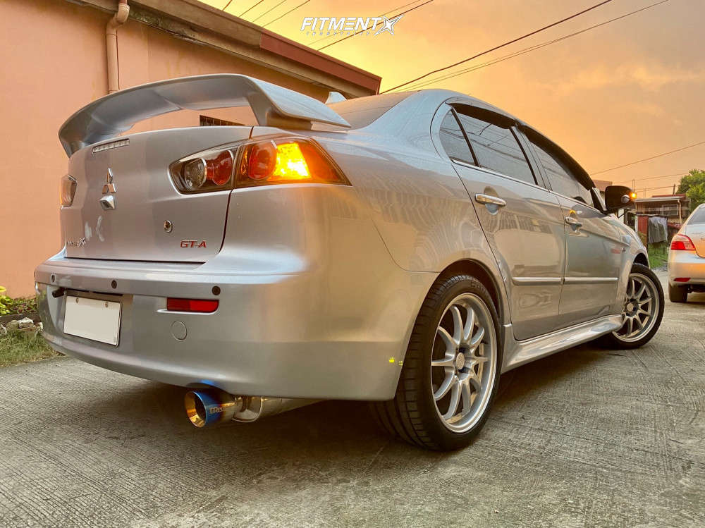2015 Mitsubishi Lancer GT with 18x8.5 Rota Fighter and Continental ...