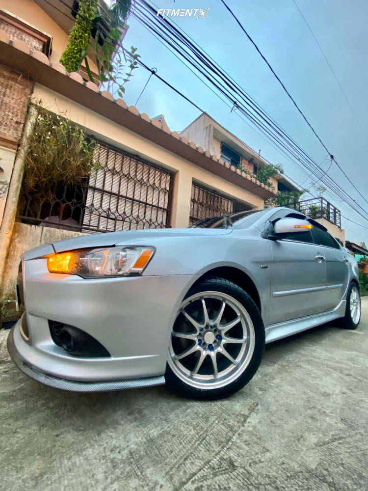 2015 Mitsubishi Lancer GT with 18x8.5 Rota Fighter and Continental ...