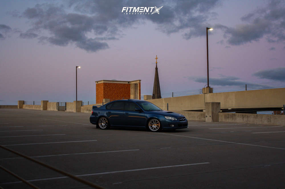 2008 Subaru Legacy GT Limited with 18x8.5 Aodhan Ds02 and Dunlop 225x40 ...
