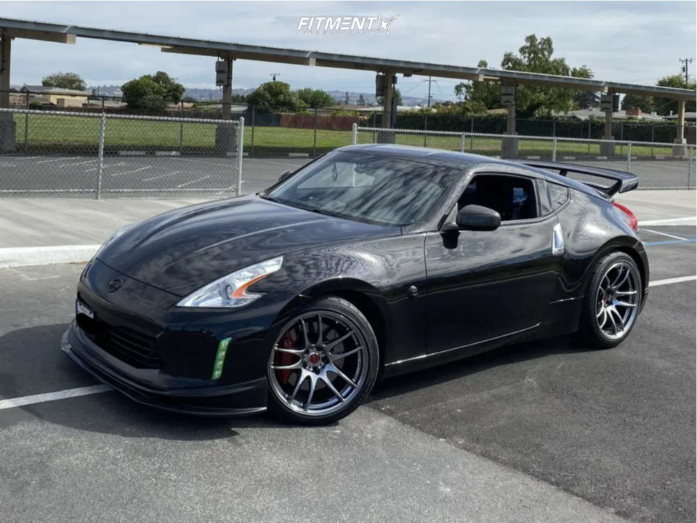2016 Nissan 370Z Base with 19x9.5 Work Emotion Cr Kiwami and Firestone ...