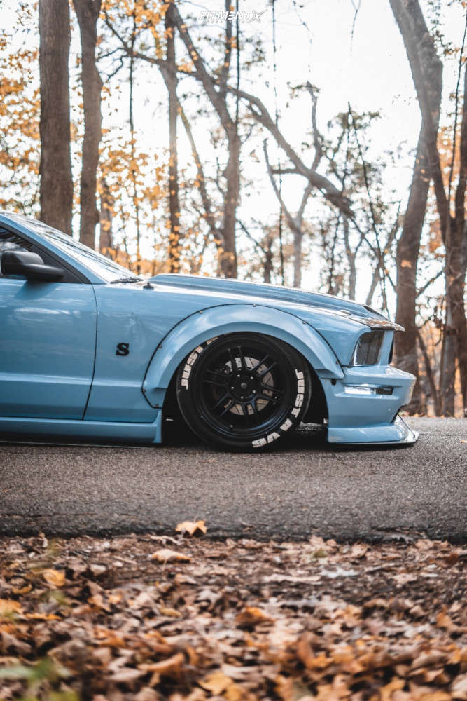2006 Ford Mustang Base with 18x10 MST Suzuka and Nitto 295x35 on Air ...