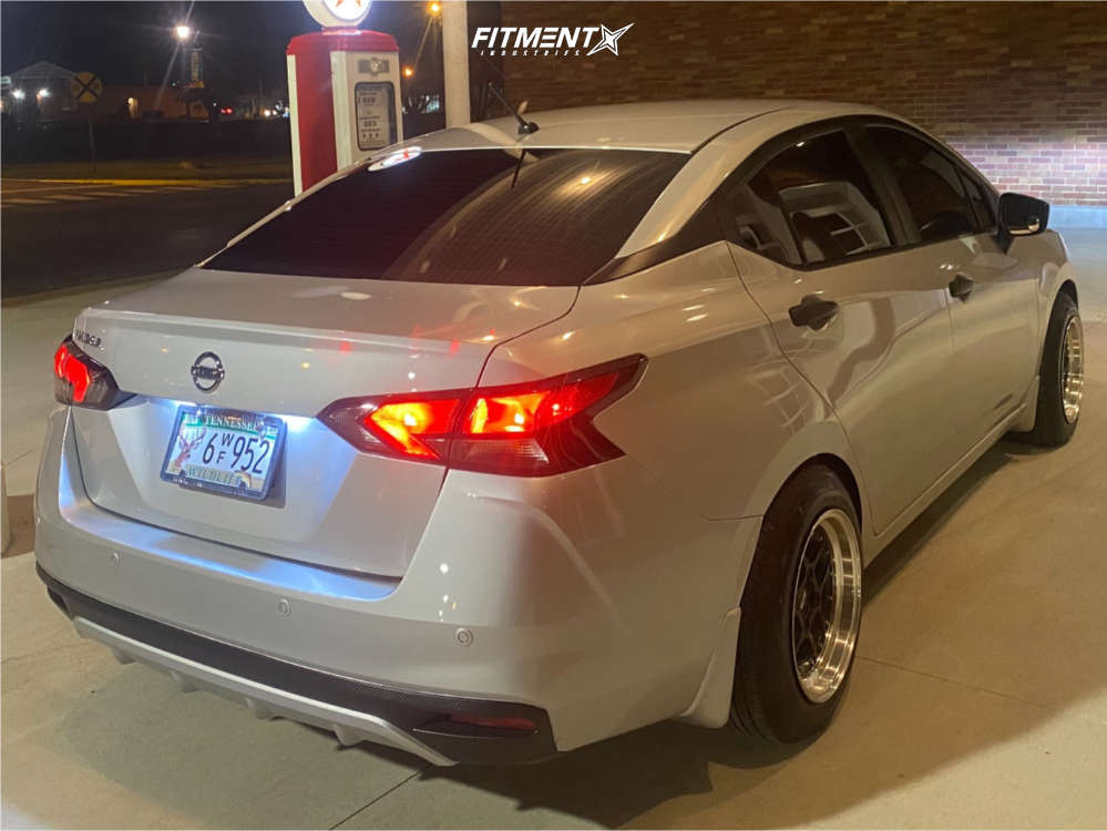 2020 Nissan Versa S with 15x8 STR 527 and Duro 185x65 on Stock ...