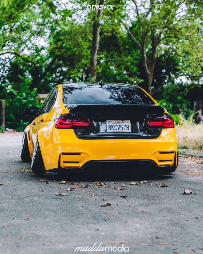 2016 BMW M3 Base with 19x11 AAP P1 and Federal 245x45 on Air Suspension ...