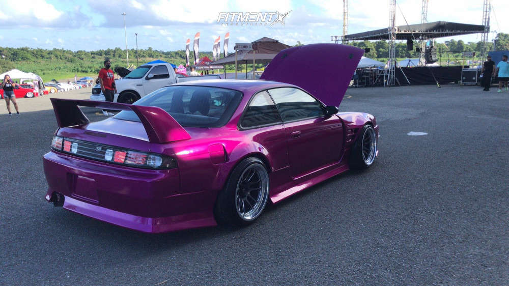 1996 Nissan 240SX SE with 18x11 Cosmis Racing Xt-206r and Nankang ...
