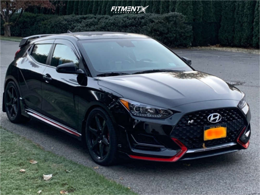 2021 Hyundai Veloster N Base with 18x8 Konig Tandem and Continental ...