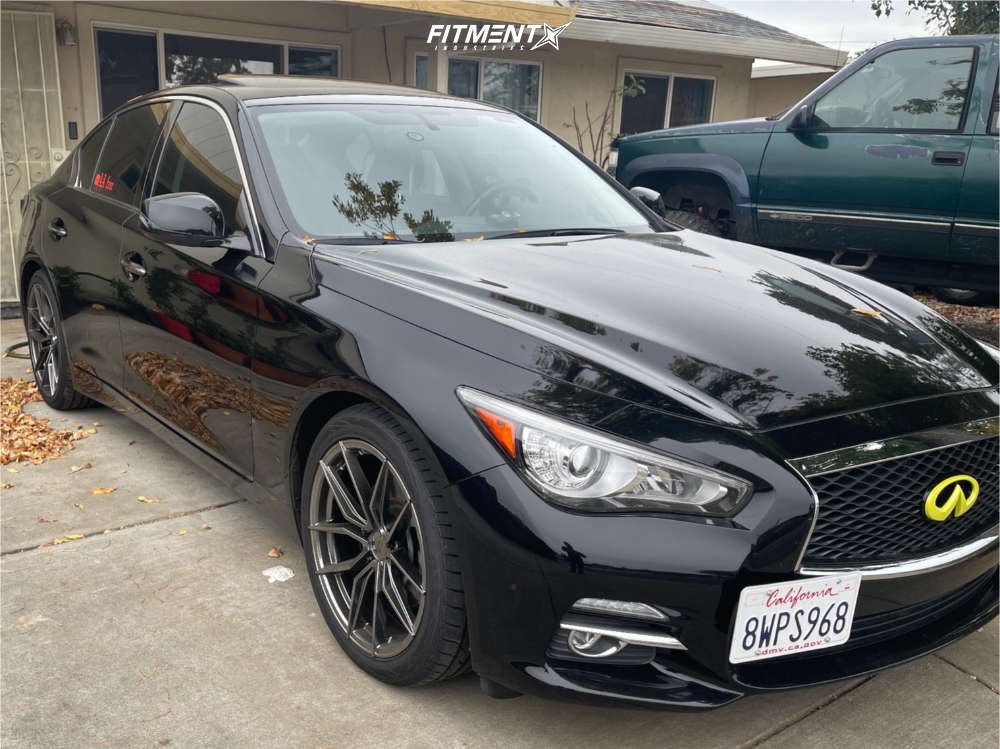 2015 INFINITI Q50 Base with 19x8.5 XXR 559 and Achilles 245x40 on Stock ...