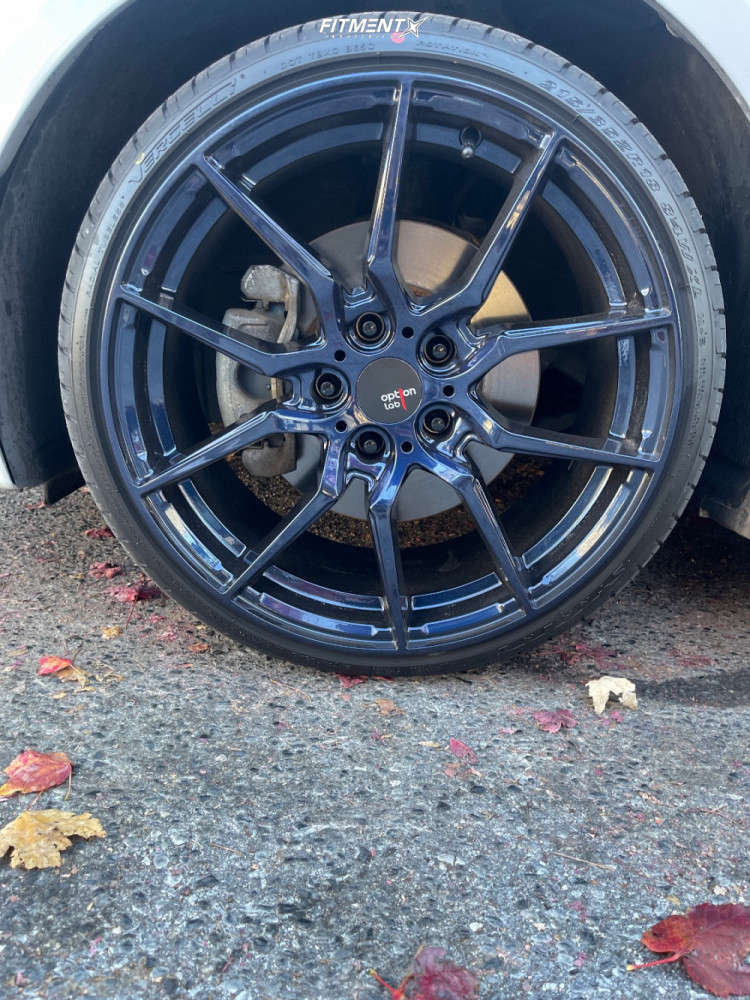 2013 Hyundai Veloster Turbo with 18x8.5 Option Lab R716 and Vercelli ...