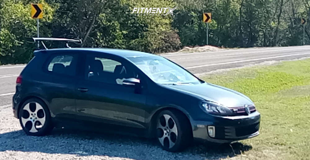 2012 Volkswagen GTI Base with 18x8 OEM Wheels Atlas and Apollo 225x40 ...