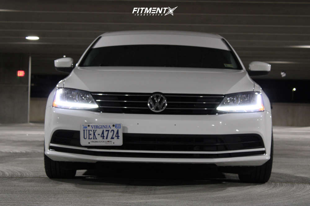 2017 Volkswagen Jetta S with 18x8 OEM Wheels Atlas and Westlake 245x45 ...