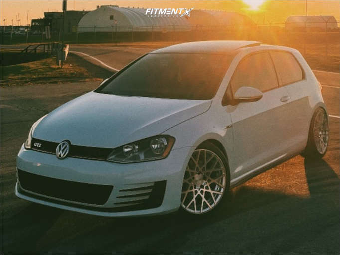 2015 Volkswagen GTI SE with 18x8 Rotiform Blq and Firestone 225x40 on ...