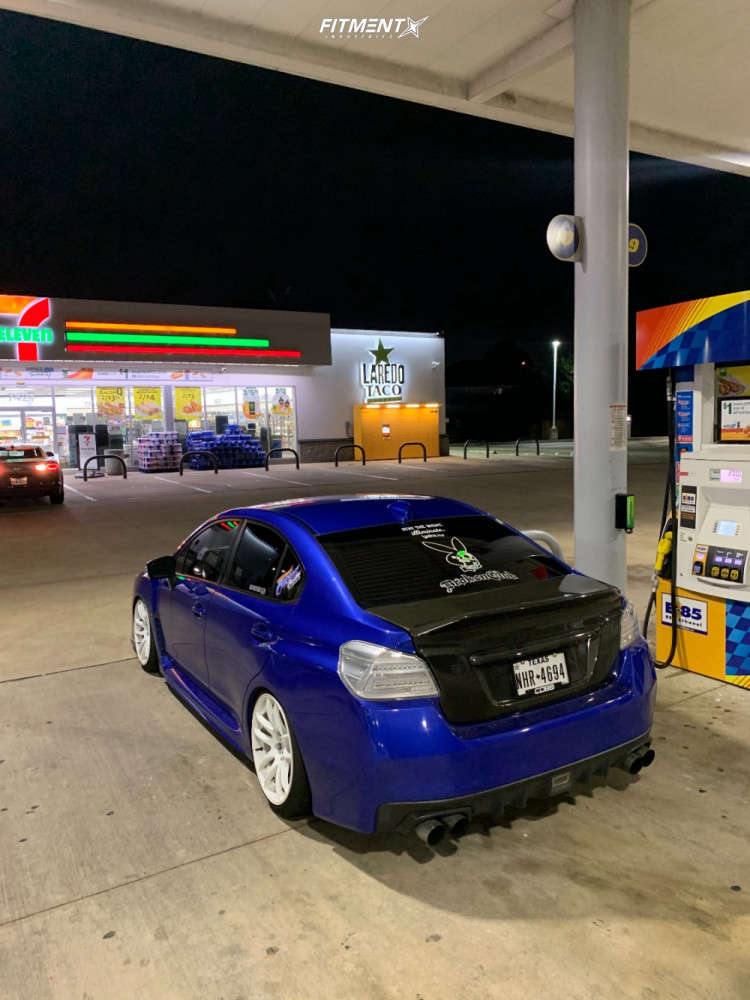 2017 Subaru WRX STI Base with 18x9.5 Work Cr Kai and Federal 215x35 on ...