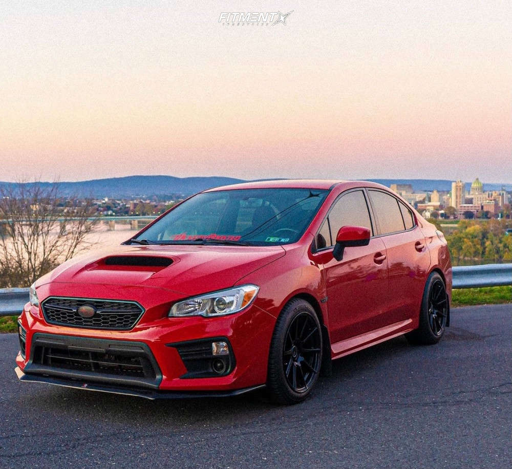 2019 Subaru WRX Base with 18x9.5 Enkei Ts-10 and Michelin 245x45 on ...