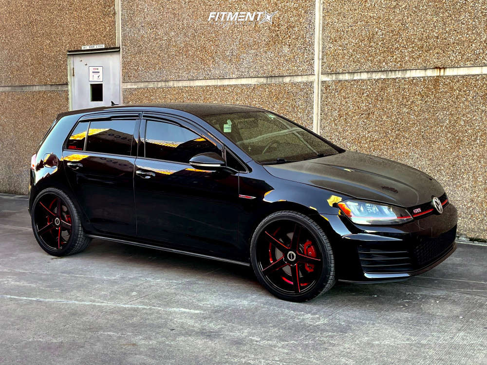 2017 Volkswagen GTI Performance with 20x8.5 Strada Perfetto and ...