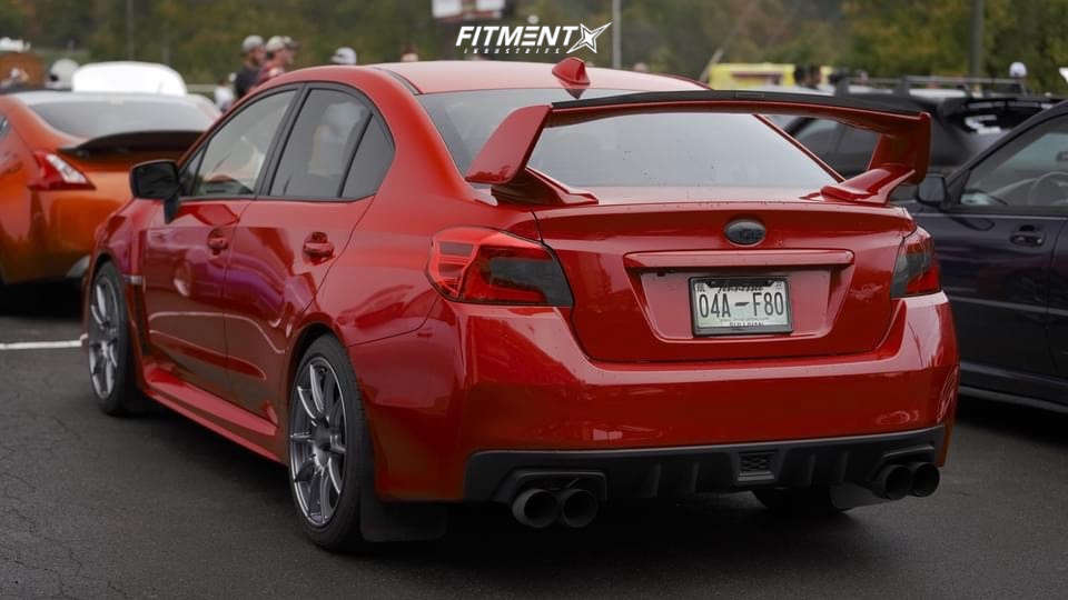 2018 Subaru WRX Base with 18x9.5 SSR Gtx01 and Sentury 245x40 on ...