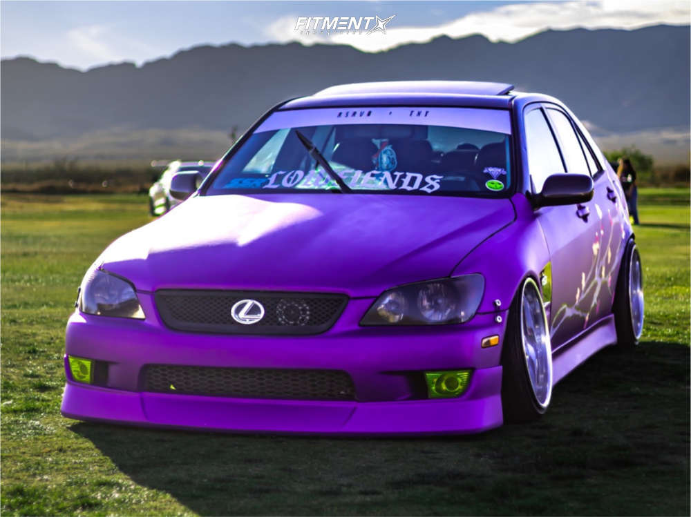 2003 Lexus IS300 Base with 18x10 Weds Cerberus Ii and Delinte 215x40 on ...