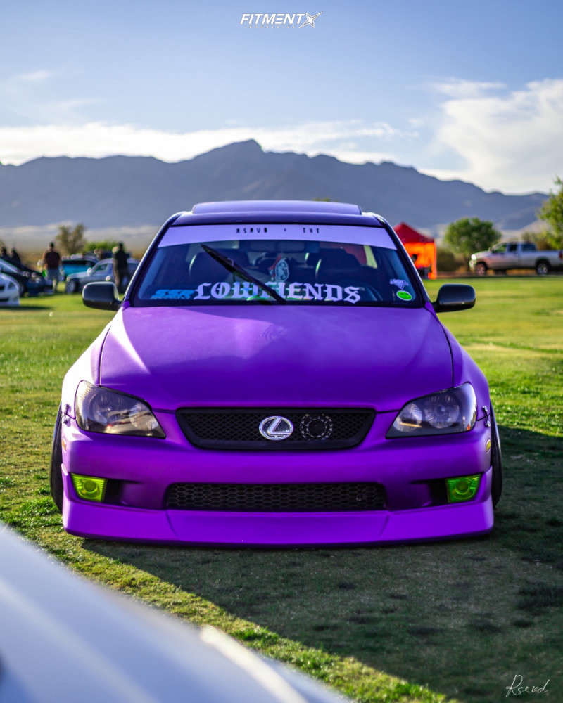 2003 Lexus IS300 Base with 18x10 Weds Cerberus Ii and Delinte 215x40 on ...