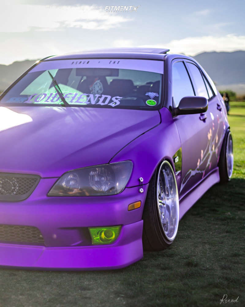 2003 Lexus IS300 Base with 18x10 Weds Cerberus Ii and Delinte 215x40 on ...