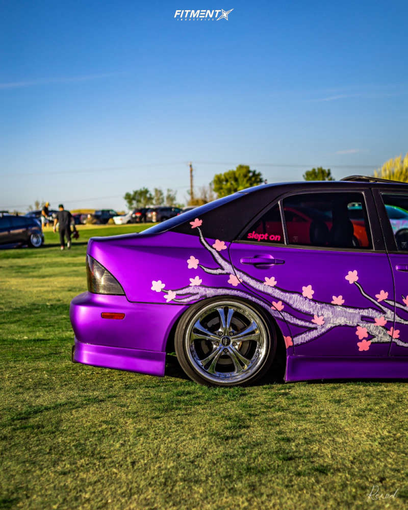 2003 Lexus IS300 Base with 18x10 Weds Cerberus Ii and Delinte 215x40 on ...