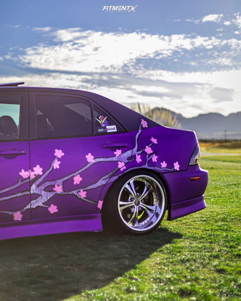 2003 Lexus IS300 Base with 18x10 Weds Cerberus Ii and Delinte 215x40 on ...