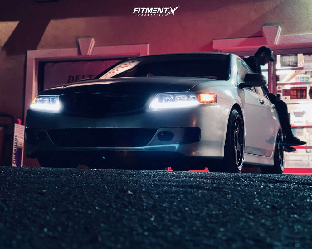 2006 Acura TSX Base with 17x9 Kansei Knp and Lexani 205x40 on Coilovers ...