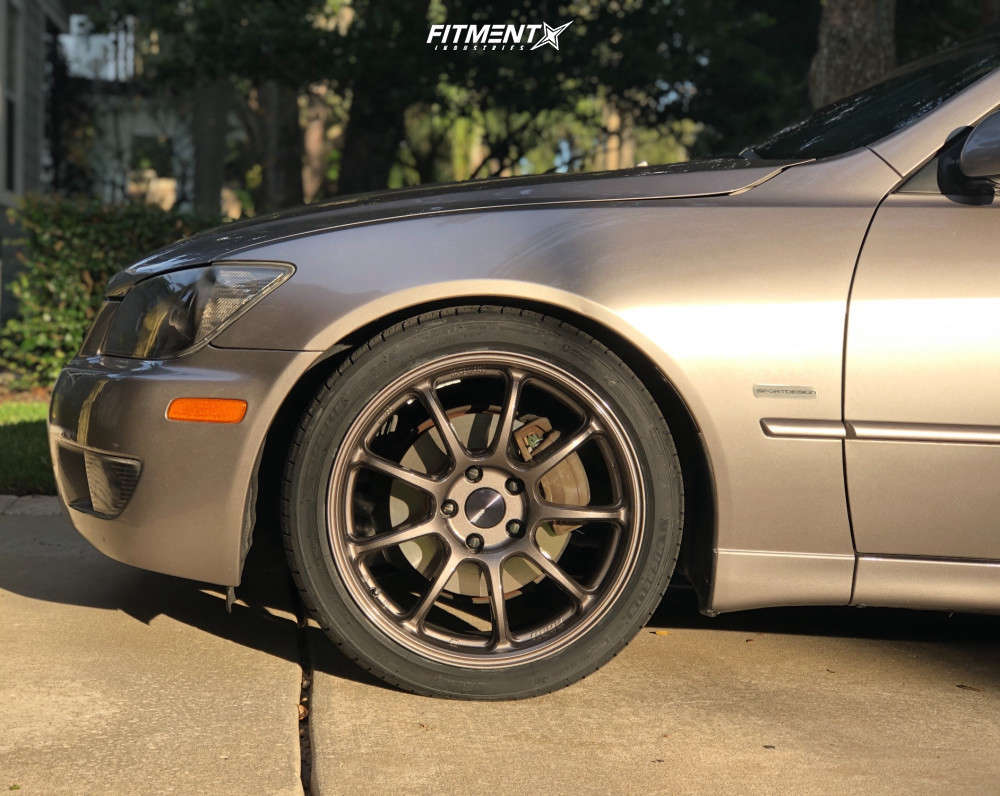 2004 Lexus IS300 Base with 18x8.5 Enkei Pf09 and Michelin 225x40 on ...