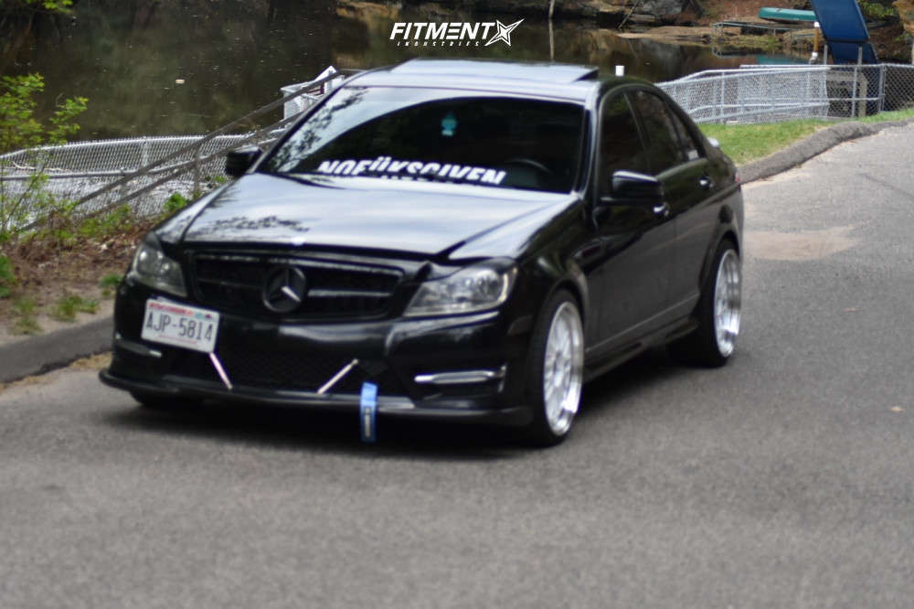 2014 Mercedes-Benz C300 4Matic Sport with 19x8.5 JNC Jnc005 and Ironman ...