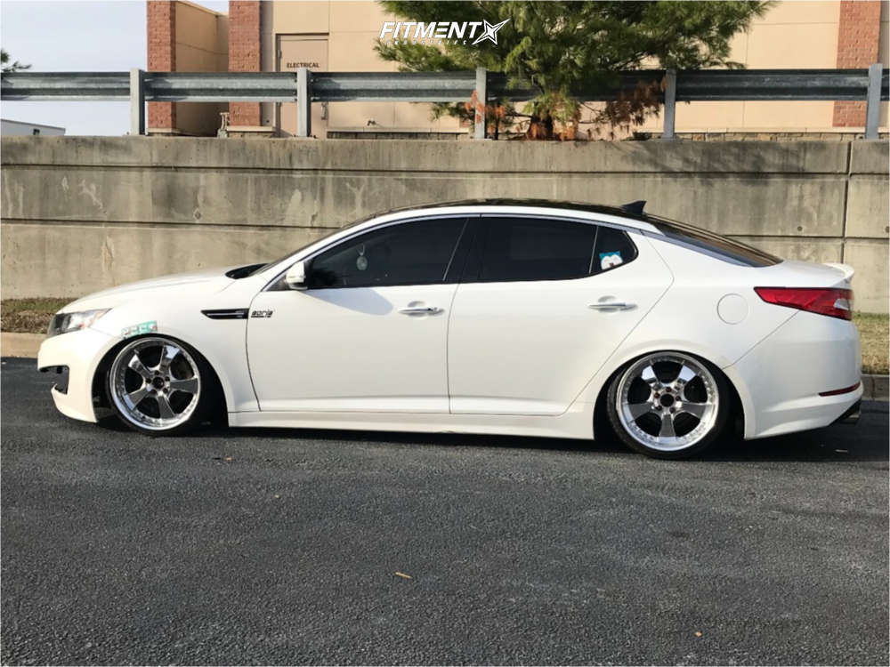 2012 Kia Optima SX with 19x9.5 Work Ls105 and Achilles 235x35 on ...