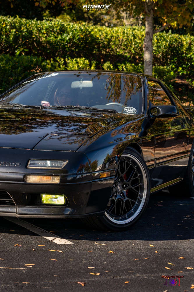 1989 Mazda RX-7 Turbo with 18x8.5 ESR Cs11 and Hankook 225x40 on ...