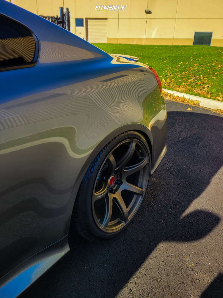 2011 INFINITI G37 IPL with 19x10.5 Work Emotion T7r and Continental ...