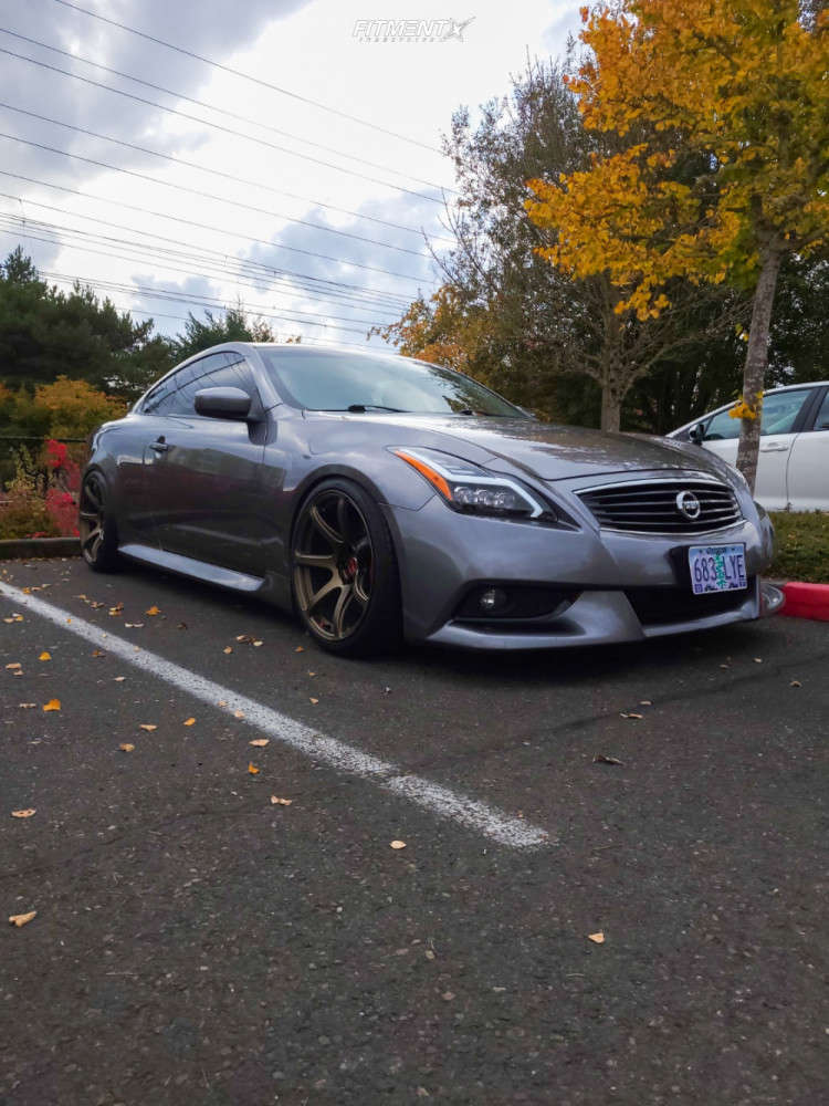 2011 INFINITI G37 IPL with 19x10.5 Work Emotion T7r and Continental ...