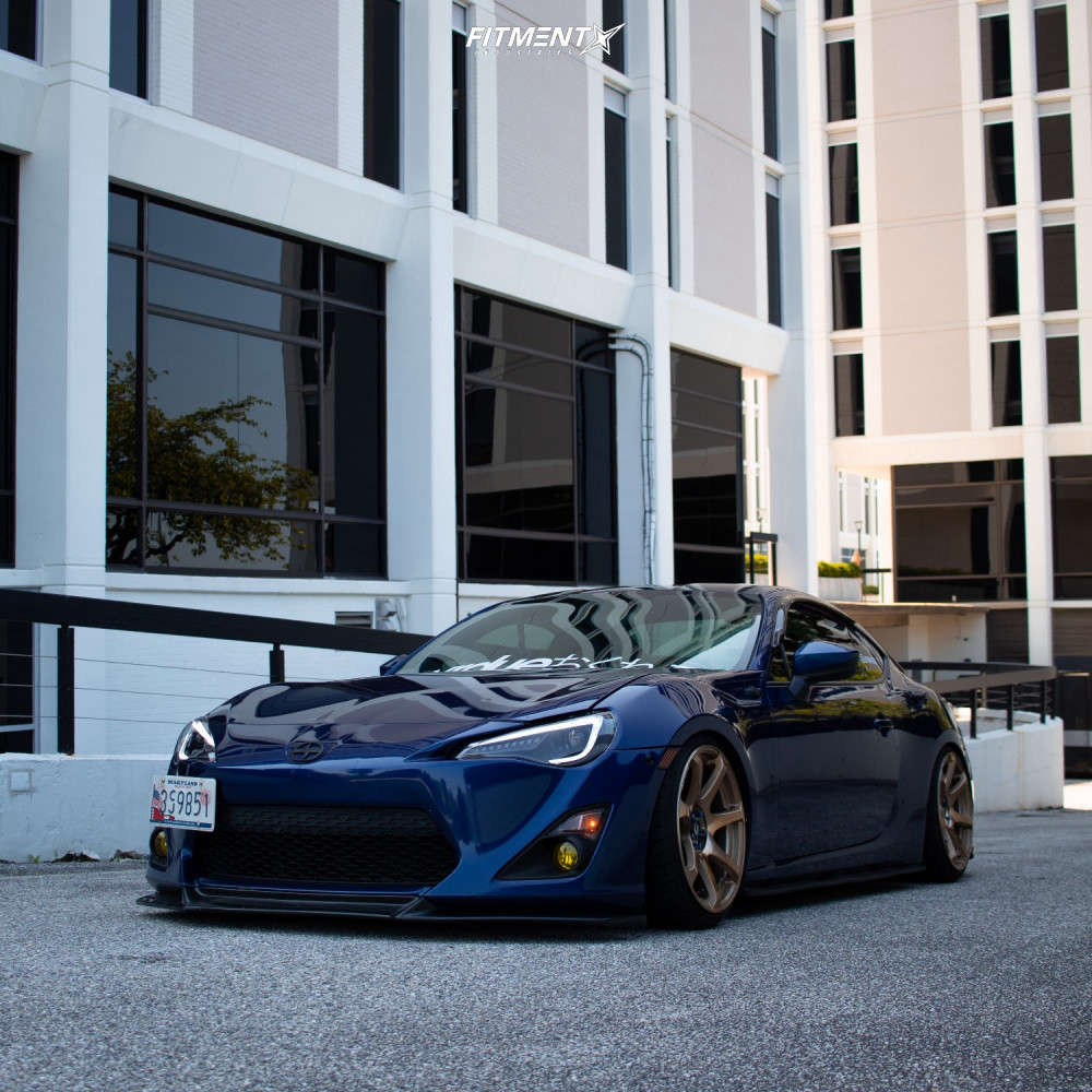 2013 Scion FR-S Base with 18x9 Cosmis Racing Mr7 and Nitto 215x35 on ...
